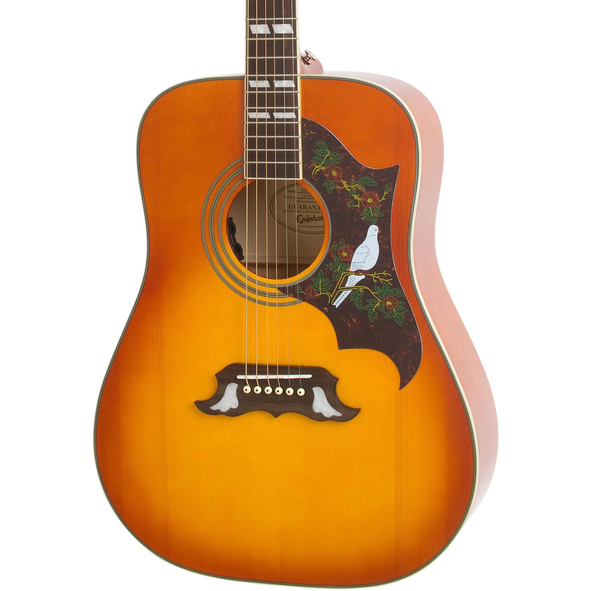 Epiphone Dove Studio Acoustic-Electric Guitar Vintage Burst - Music & Arts