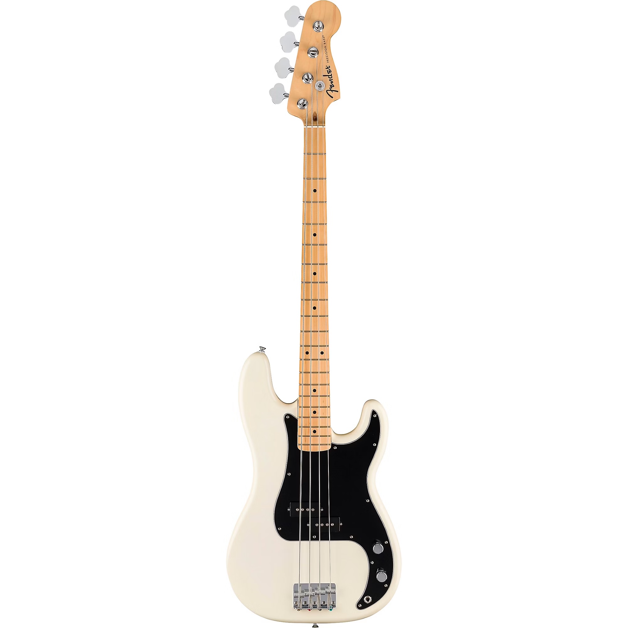 Fender Standard Precision Bass Maple Fingerboard Olympic White - Music ...