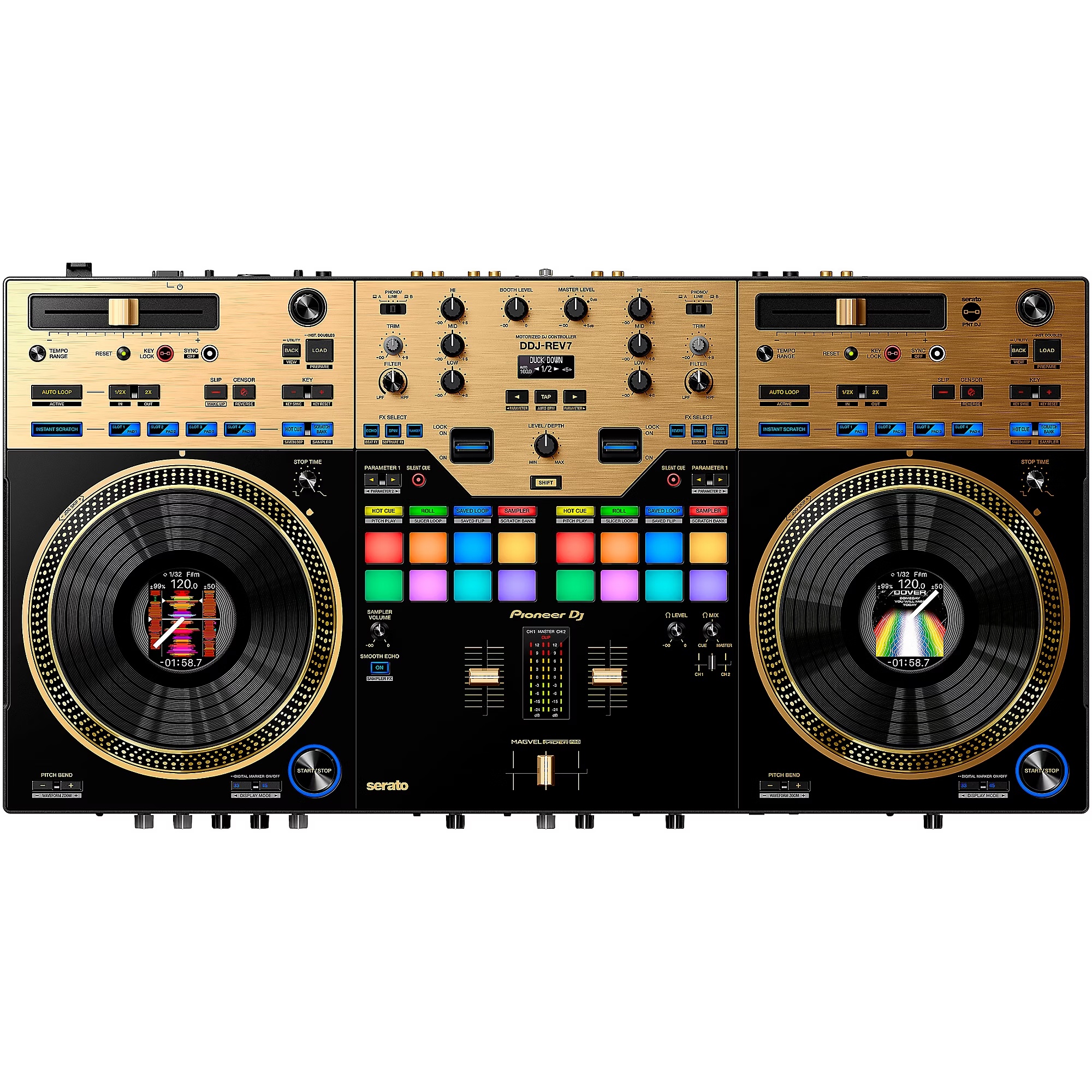 Pioneer DJ DDJ-REV7-N Professional DJ Controller for Serato DJ Pro in ...