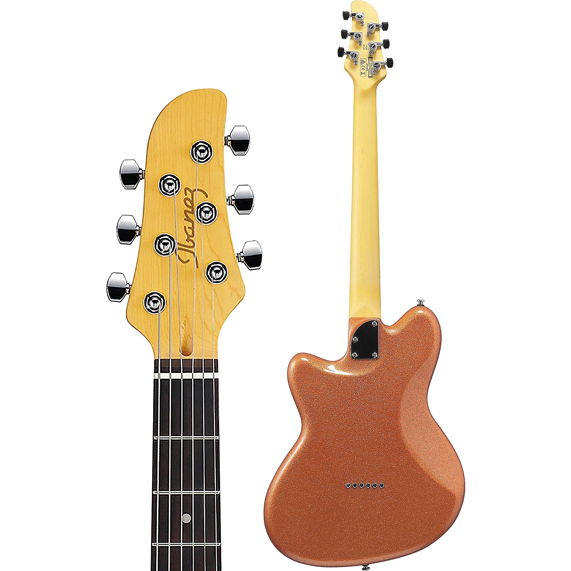 Ibanez Yvette Young Signature Electric Guitar Orange Cream Sparkle ...
