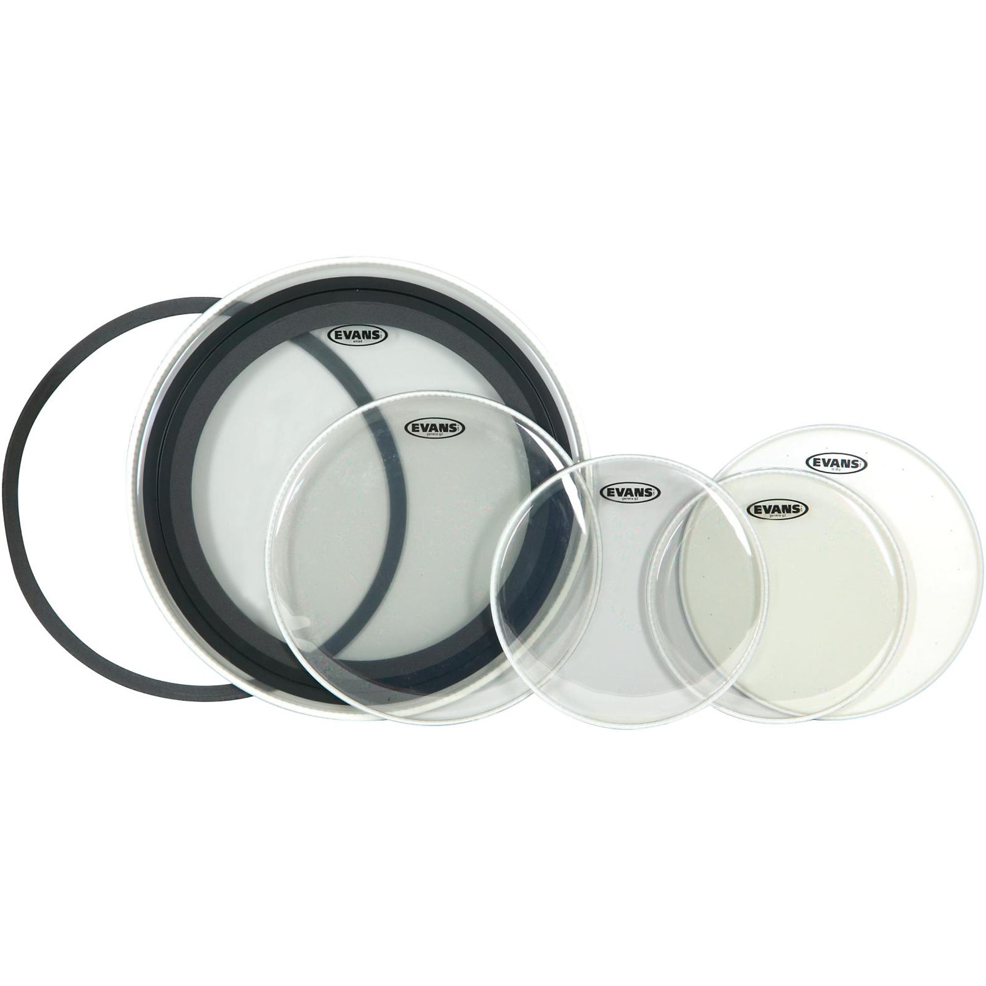 Evans EMAD 5-Piece Drum Head Pack Rock Standard - Music & Arts