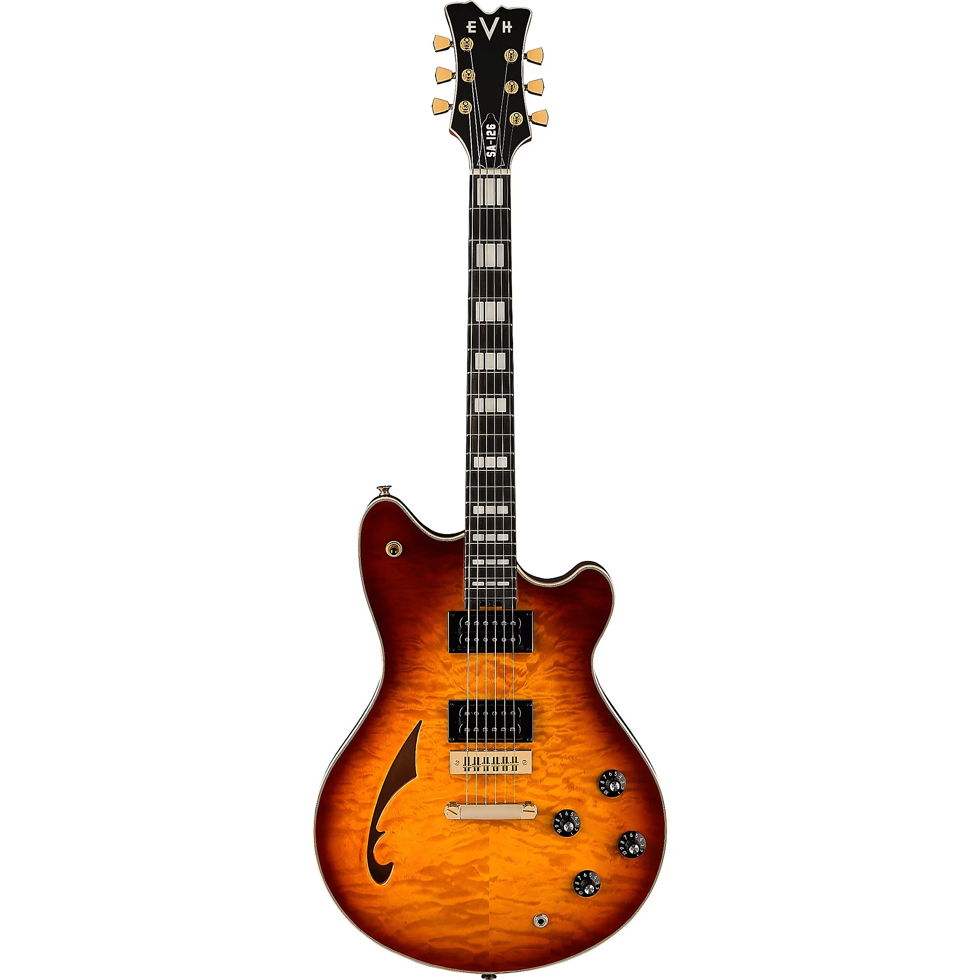 EVH SA-126 Special Semi-Hollow Electric Guitar Tobacco Burst - Music & Arts