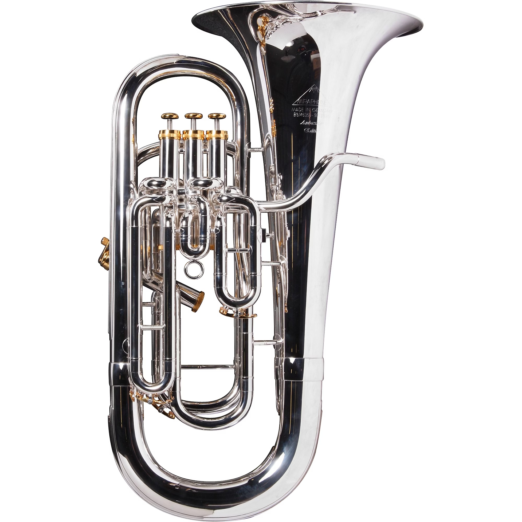 Miraphone M5050 Ambassador Series Compensating Euphonium Silver - Music ...