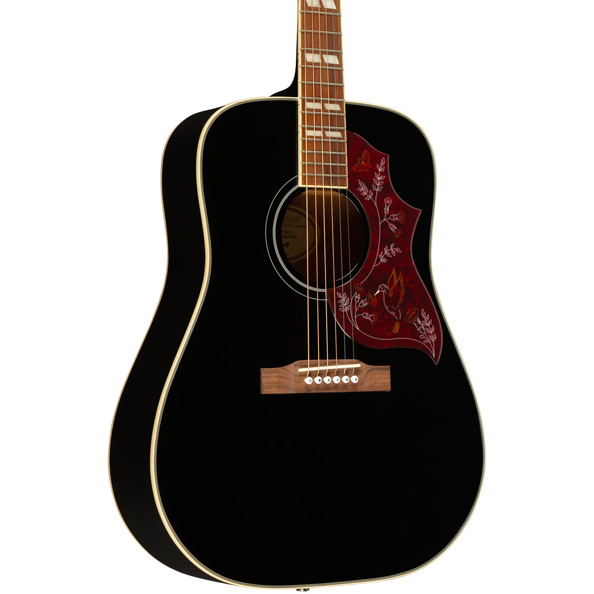 Epiphone Hummingbird Studio Acoustic-Electric Guitar Ebony - Music & Arts