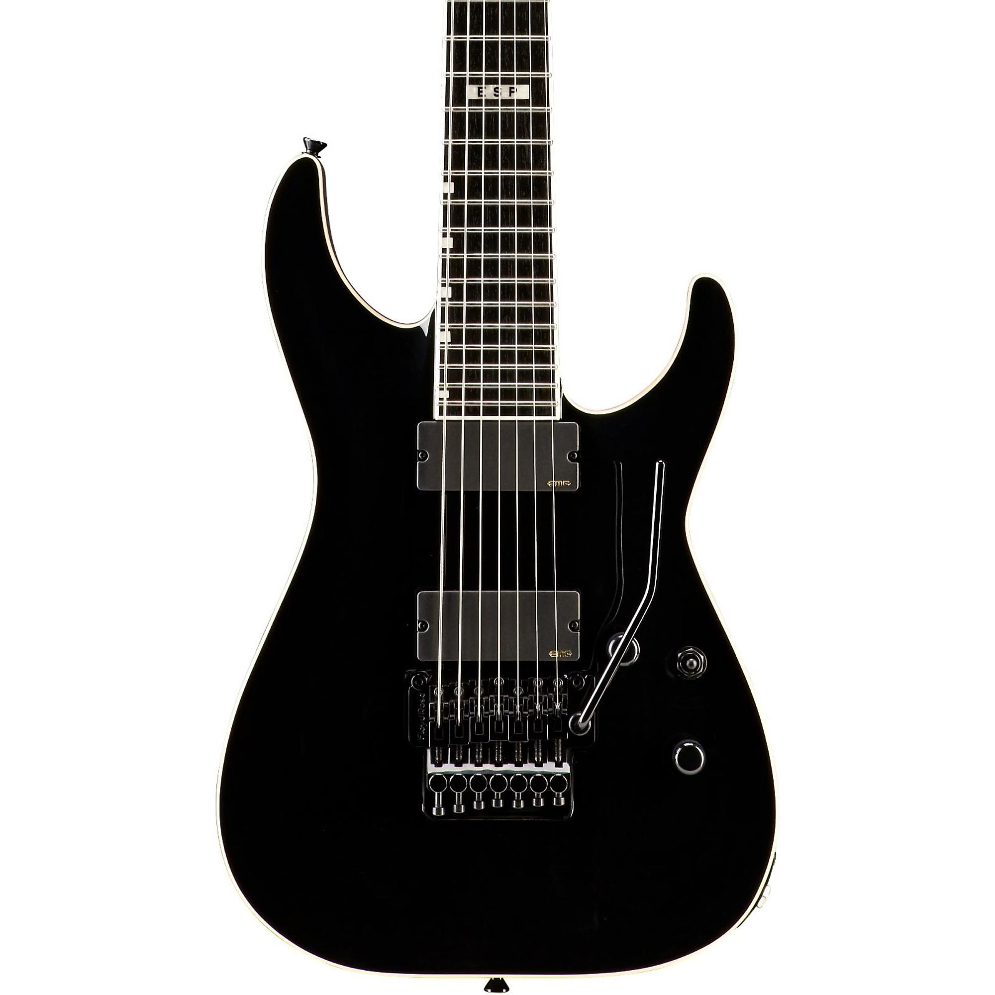 ESP E-II Horizon FR-7 7-String Electric Guitar With Floyd Rose Black ...
