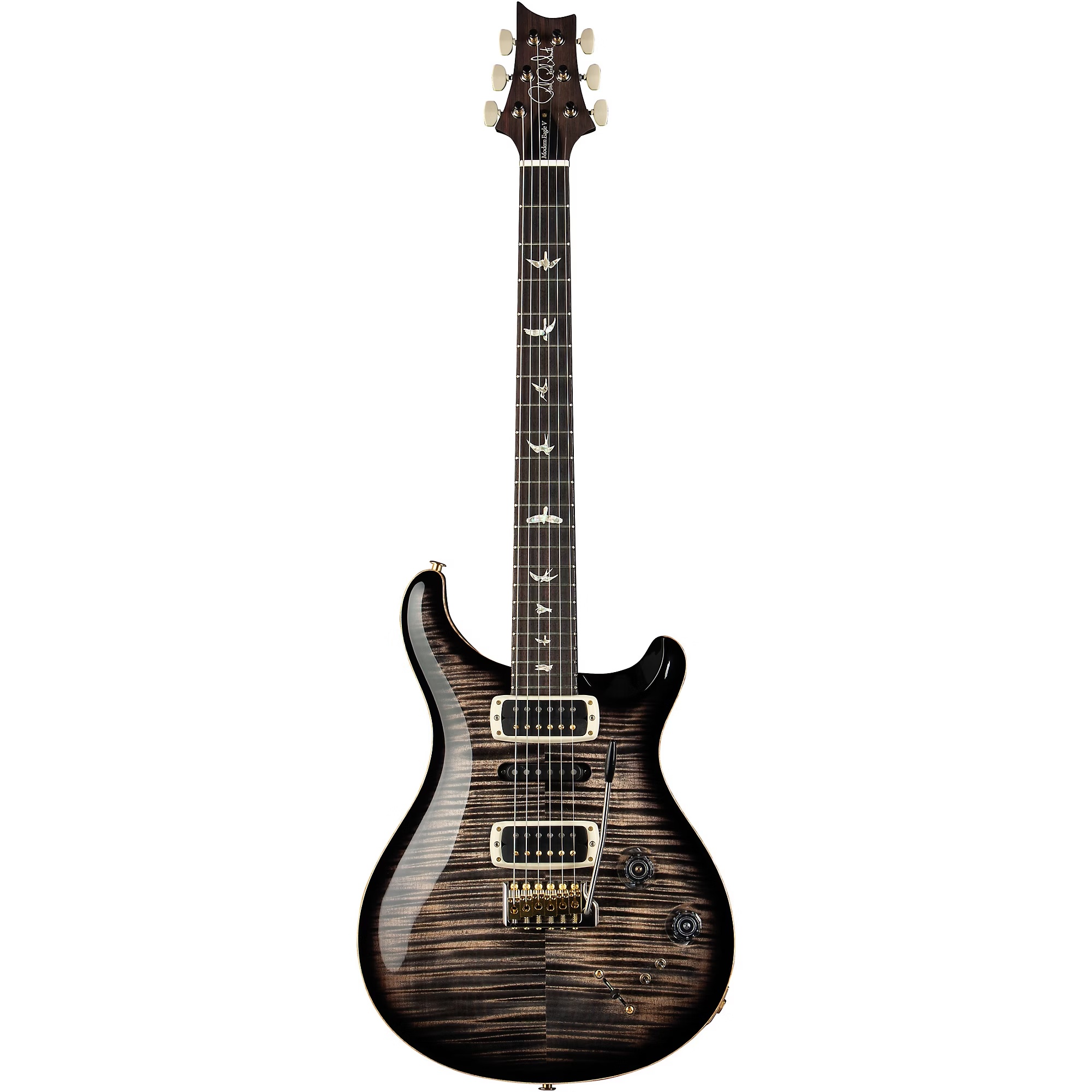PRS Modern Eagle V 10-Top Electric Guitar Charcoal Burst - Music & Arts
